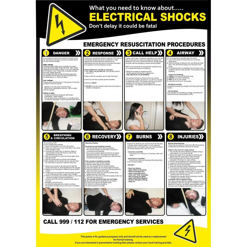 Electric Shock Poster – The-Safety.Shop